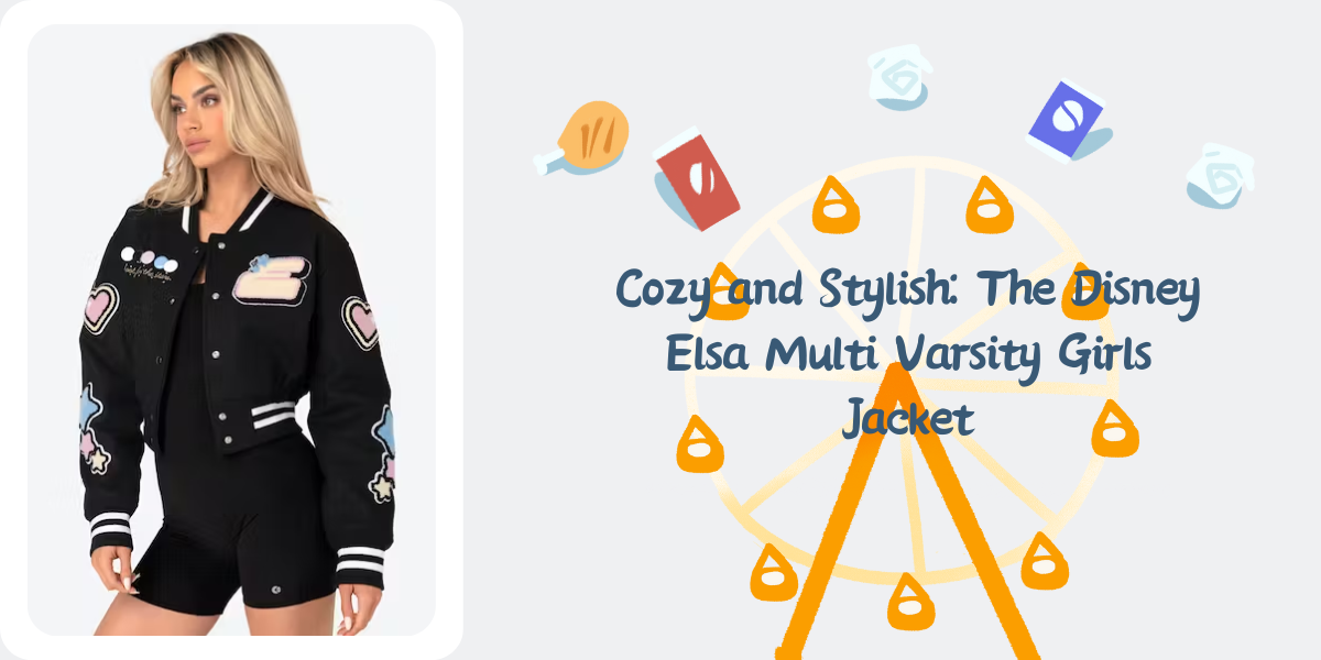 Cozy and Stylish The Disney Elsa Multi Varsity Girls Jacket - Disney ...