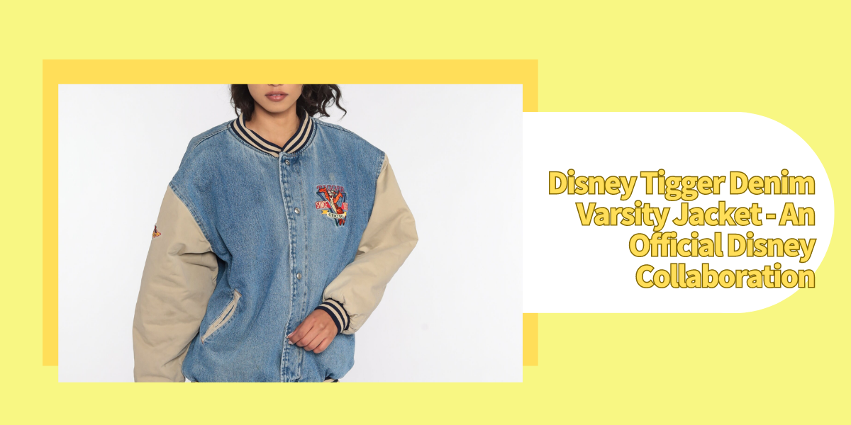 Disney Tigger Denim Varsity Jacket - An Official Disney Collaboration ...